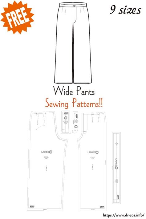 Wide Pants Sewing Patterns
