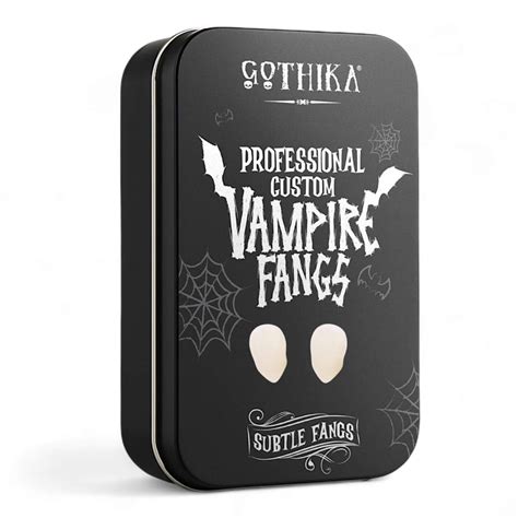 Custom Fit Small Vampire Fangs By Gothika Professional Fangs