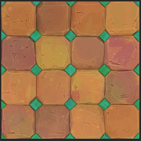 Stylized Tiling Texture Workflow In 2025 Hand Painted Textures Tile Texture Texture