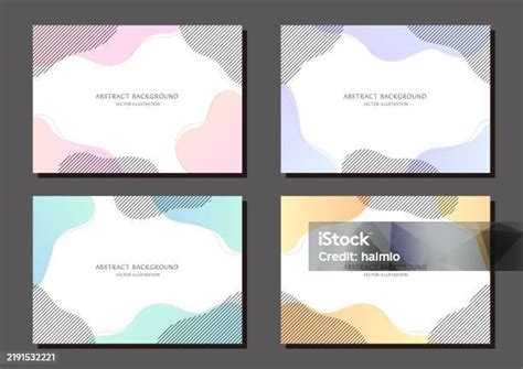 파스텔 색상 그라데이션으로 만든 단순하고 추상적인 배경 자료 세트입니다 크기 벡터 일러스트 레이 션 0명에 대한 스톡 벡터 아트 및 기타 이미지 Istock