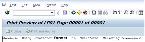 Solved Using Character Format In Smartforms Sap Community