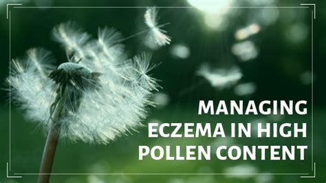 How To Prevent Skin Allergies When Pollen Content Is High Eczemaless