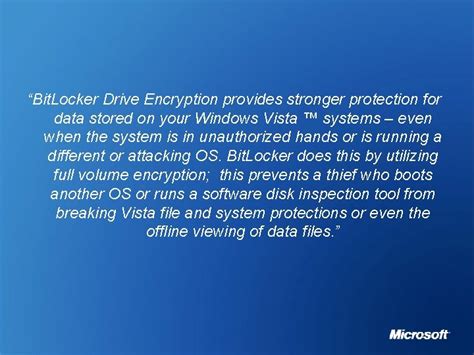 Secct 10 Bit Locker Drive Encryption Deployment Russell