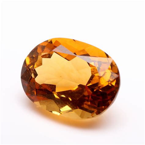 MADEIRA CITRIN, 8,10 ct. Smycken & Ädelstenar - Ädelstenar - Auctionet