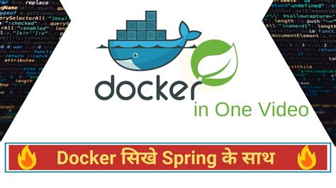Docker Tutorial In Hindi Java Spring Boot Youtube