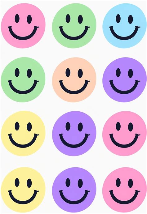 Cheerful Smiley Faces Repeat Pattern On Light Beige Background Seamless Pattern Playground