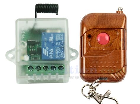 Wireless Remote Control Switch DC V Relay Module Lockless Self