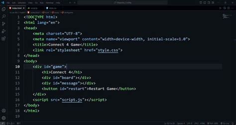 Harsh Modi On Linkedin Webdevelopment Connectfour Javascript Html Css Internpe Coding