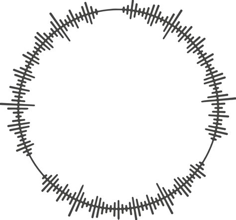 Circle Audio Wave Circular Music Sound Equalizer Abstract Radial Radio And Voice Volume Symbol