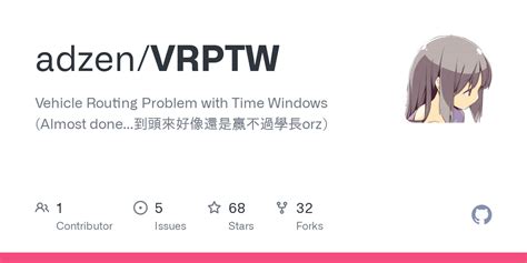 Github Adzenvrptw Vehicle Routing Problem With Time Windows Almost