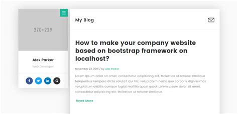 Простой шаблон для вашего личного блога Devblog