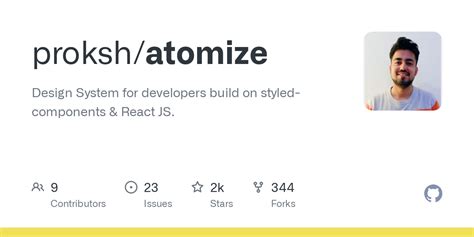 Github Prokshatomize Design System For Developers Build On Styled Components And React Js