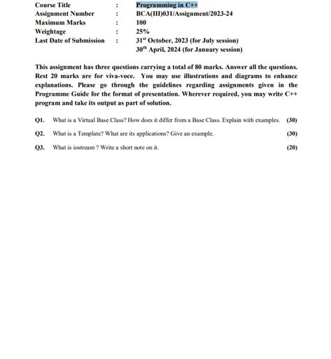 Bcsl 021 C Language Programming Lab Solved Assignment 2023 24