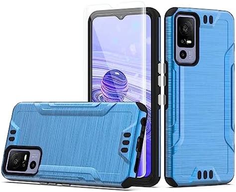Amazon Com Sucnakp For TCL 40 XE 5G Case With Screen Protector Premium Clear Back Panel TPU