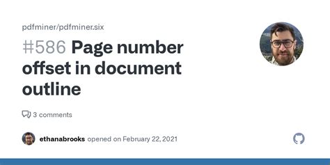 Page Number Offset In Document Outline Issue 586 Pdfminer Pdfminer
