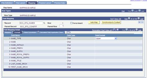 Setting Up File Mapping Definitions