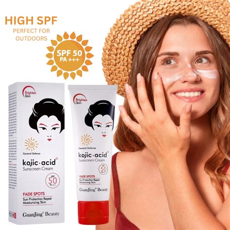 Guanjing Beauty Kojic Acid Sunscreen Cream 100ml Main Market Online