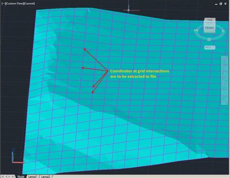 AutoCad Civil 3D Topography Polylines Mesh Points Extraction Civil