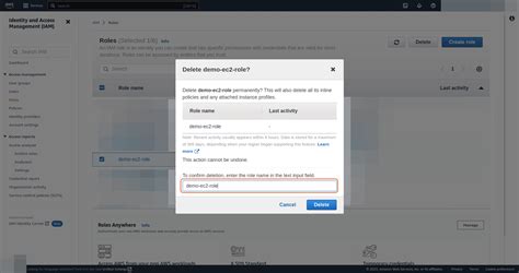 How To Delete An Iam Role In Aws