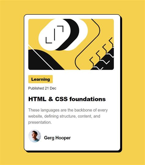 Ahmed Ibrahim On Linkedin Frontendmentor Webdesign Codingjourney Html5 Css3 Flexbox