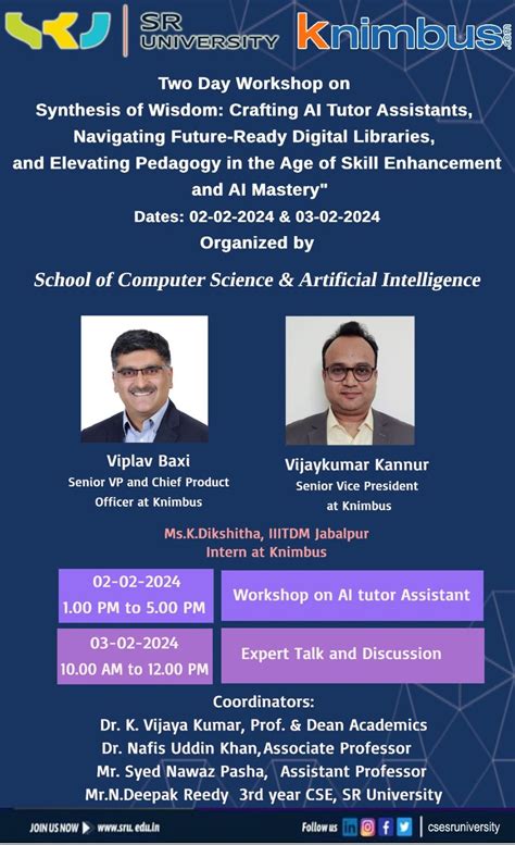 Nafis Uddin Khan On Linkedin Workshop On Ai Enabled Teaching Practices