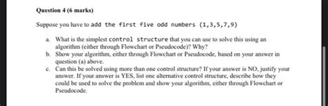 solved question 4 6 marks suppose you have to add the