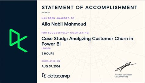 alia nabil mahmoud on linkedin power power bi datascience powerbi customerchurn