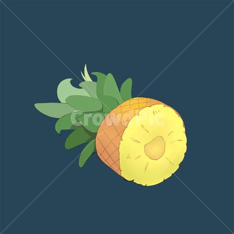 파인애플 배경화면 과일 과일배경화면 일러스트 사진이미지일러스트캘리그라피 느하 일러스트작가