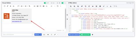 How To Create Html Email Signatures Word To Html