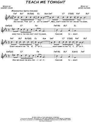 Teach Me Tonight Sheet Music 9 Arrangements Available Instantly