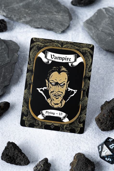 Stainless Steel Vampire Token Metal Mtg Tokens Legendary Artifacts