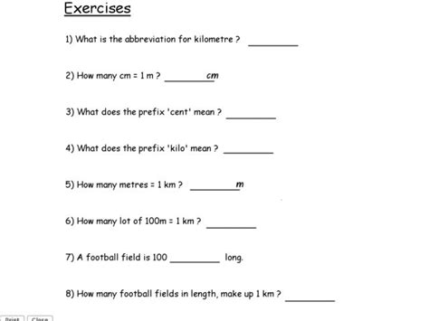 Metric System Exercises Lesson Plan For 3rd 4th Grade Lesson Planet