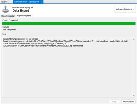 에 Mysql Import하기