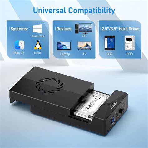 Fideco Caja De Disco Duro Externo Caja De Disco Duro Usb 30 A Sata Para Disco Duro Sata Hdd