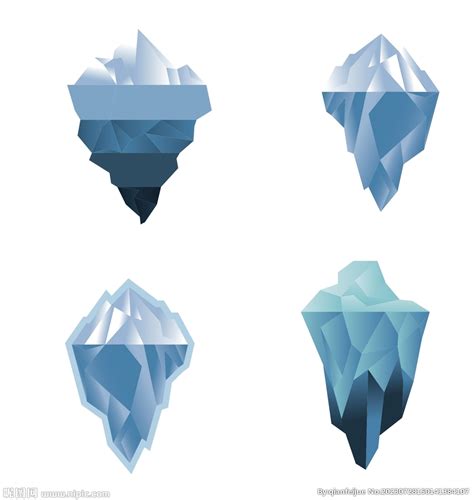 冰山插画素材设计图 其他图标 标志图标 设计图库 昵图网