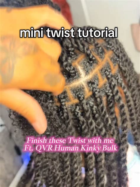 Beginner Friendly Mini Twists Tutorial For Diy Hair Tiktok