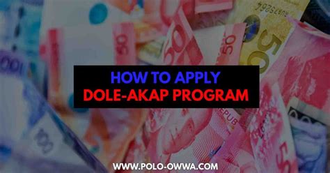 How To Get Dole Akap Php 10 000 Ayuda Financial Assistance Polo Owwa