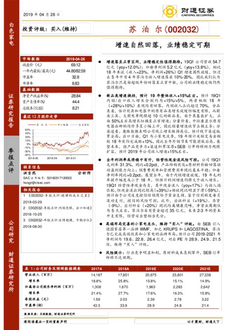 增速自然回落，业绩稳定可期