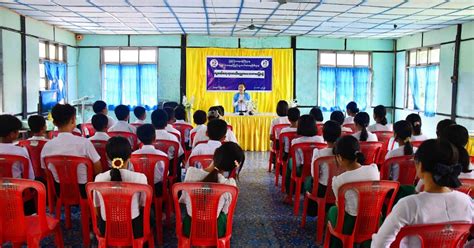 ကျောက်ဖြူခရိုင်ရုံး Community Centre ခန်းမ၌ လူငယ်များဗလငါးတန် ဖွံ့ဖြိုးတိုးတက်စေရေး လူငယ