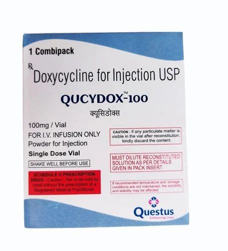 Doxycycline For Injection Usp Mg At Rs Pack In Rishikesh ID