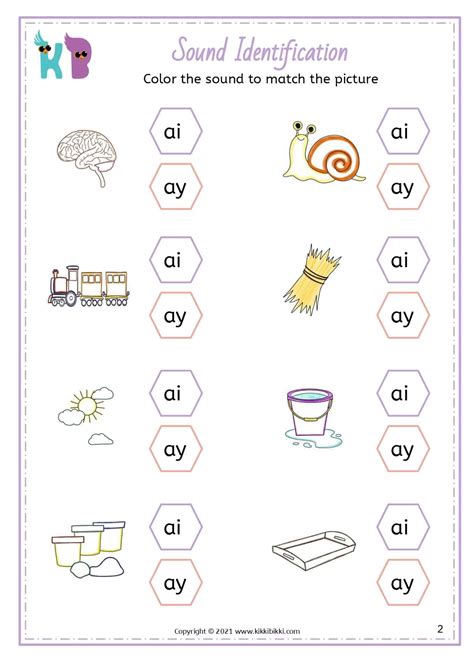 Spellings For Ai Ay Words Free Phonics Printable Worksheets