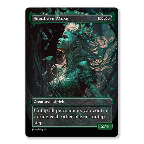 Seedborn Muse Full Art Custom Mtg Proxy Card Print Mtg