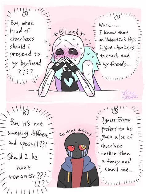 Lust X Error Valentine Comic Part In Japan You Give A Special Chocolate To Confess To Crush