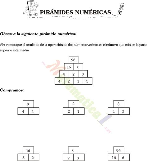 PirÁmides NumÉricas Ejemplos Y Ejercicios Resueltos De MatemÁticas De