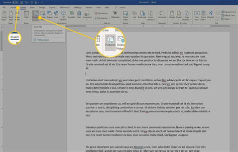 annotating an image in microsoft word
