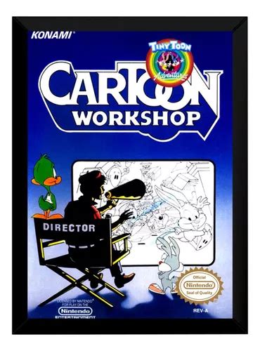 Quadro Nes Game Tiny Toon Adventures Cartoon Workshop Parcelamento Sem Juros
