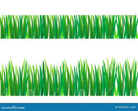 Grass Section Vector Stock Vector Illustration Of Ornamental 10435743