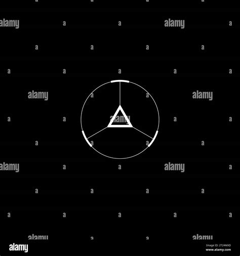 Futuristic Gui Circle Target Aim Sight Hud Reticle Cyberpunk Aesthetics Stock Vector Image