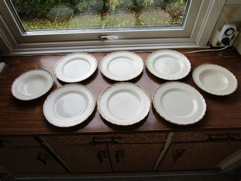 Vintage Gefle Upsala Ekeby Royal Sex Flat Köp På Tradera 656501196