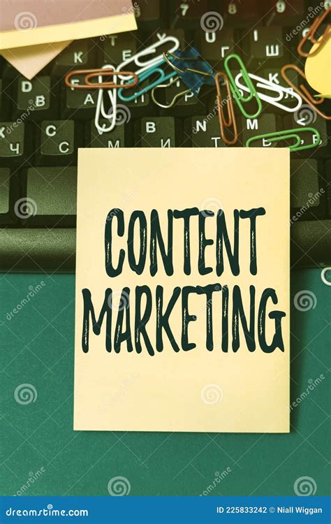 Writing Displaying Text Content Marketing Word Written On Involves The Creation And Sharing Of